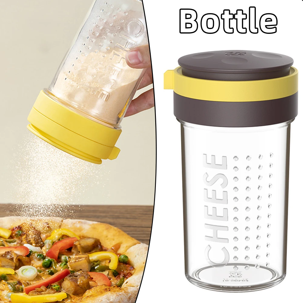 Kitchen Spice Dispenser Clear With Lid Dustproof Food Grade Cheese ...