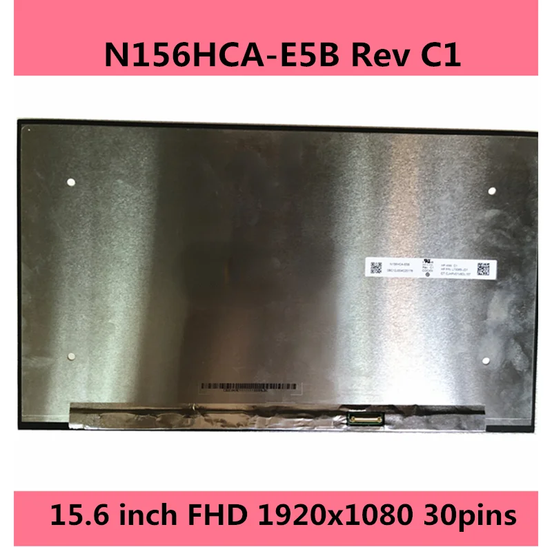N156HCA-E5B-Rev-C1-LCD-Screen-Panel-FHD-1920x1080-Display-15-6-Inch-FRU ...