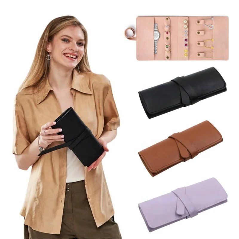 Fashion-Portable-Jewelry-Bag-PU-Leather-Travel-Necklace-Ring-Watch ...