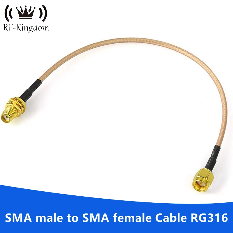 SMA Female Bulkhead Mount to SMA Male RG316 Antenna Extension Cable For ...