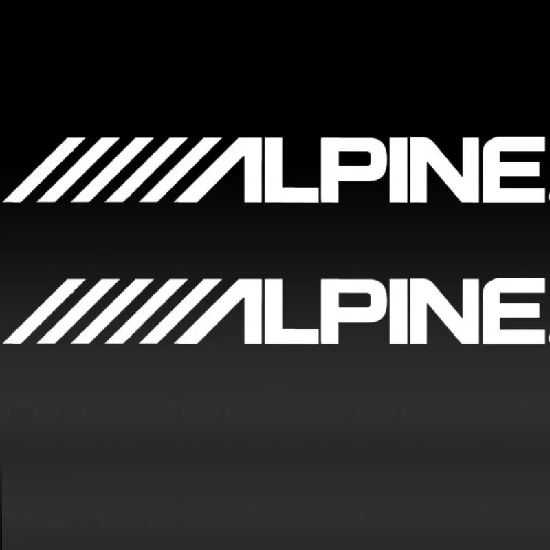 ALPINE-2-8-Decals-Stickers-Car-Audio-Speakers-Stereo-Amplifier-Sounds ...