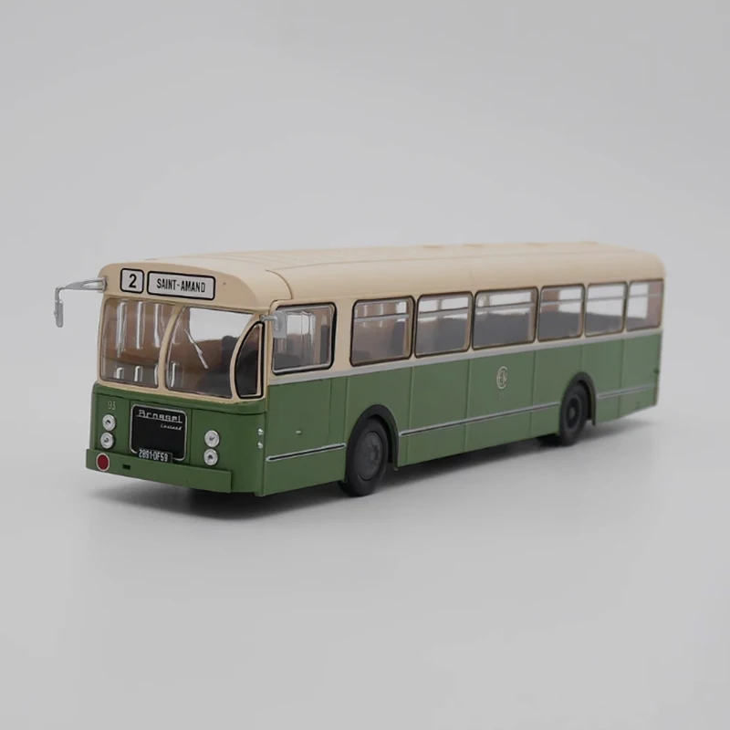 IXO Diecast 1:43 Scale French Bus Brossel A 92 DAR 1962 2# Alloy Car ...
