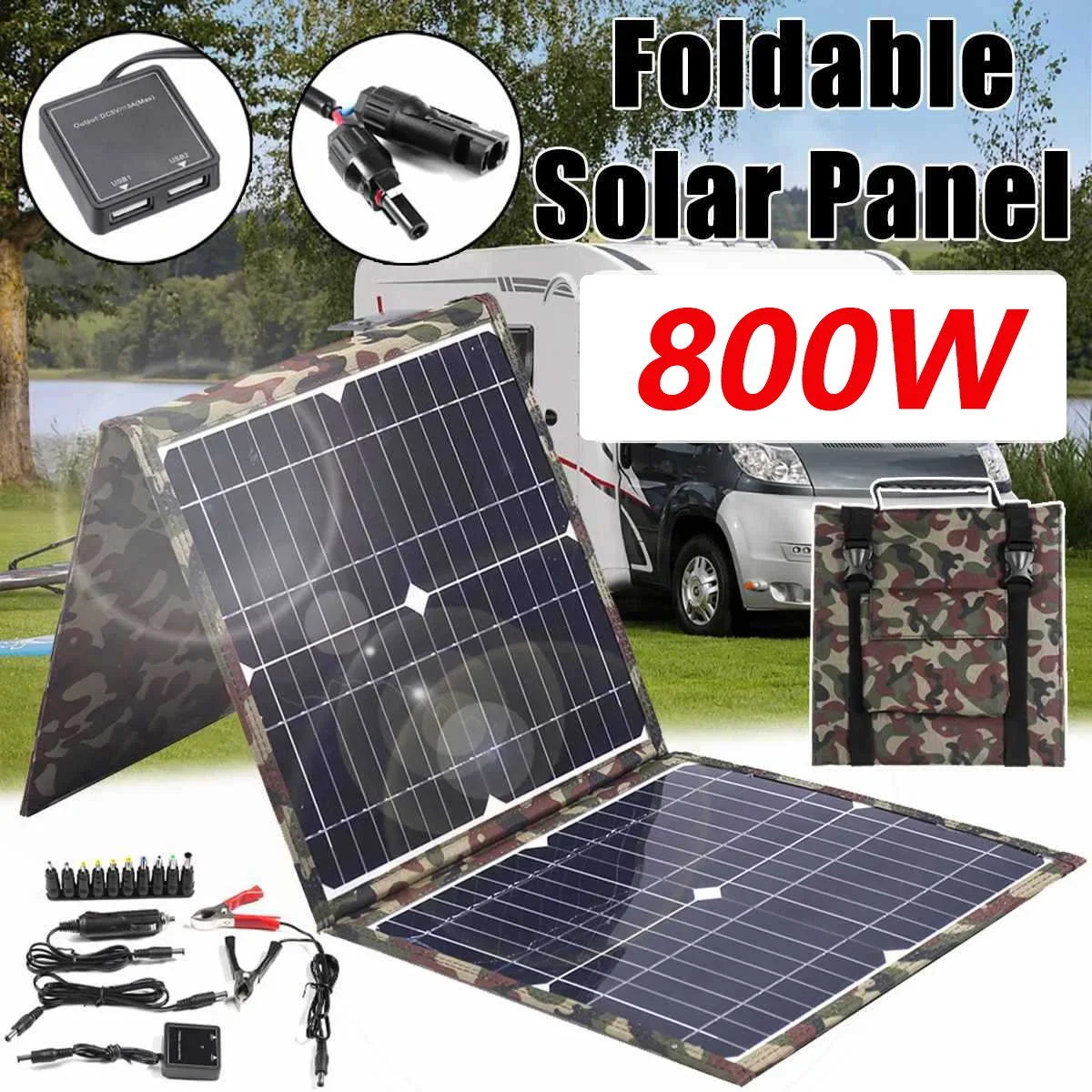 800W-Solar-Panel-Complete-Camping-Foldable-Solar-Power-Bank-Station ...