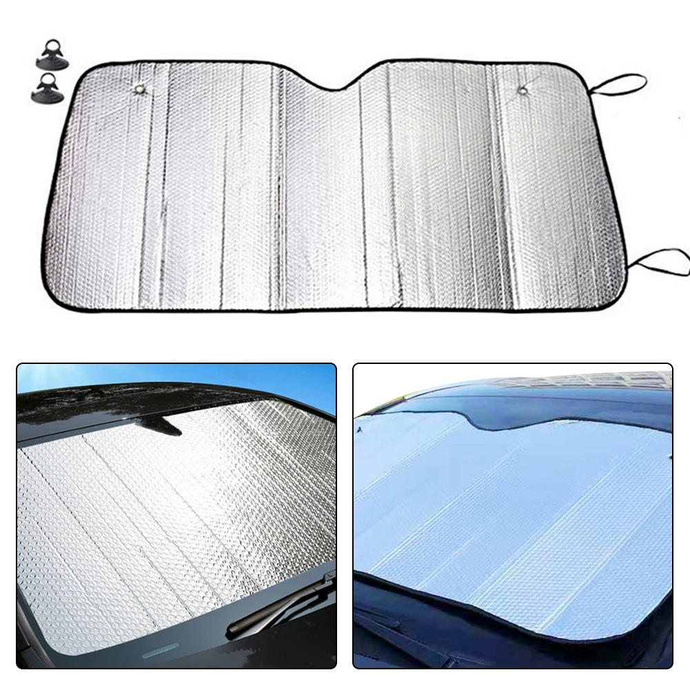 Car Window Sunshades Foldable Car Snow Cover Winter Windshield Sunshade ...