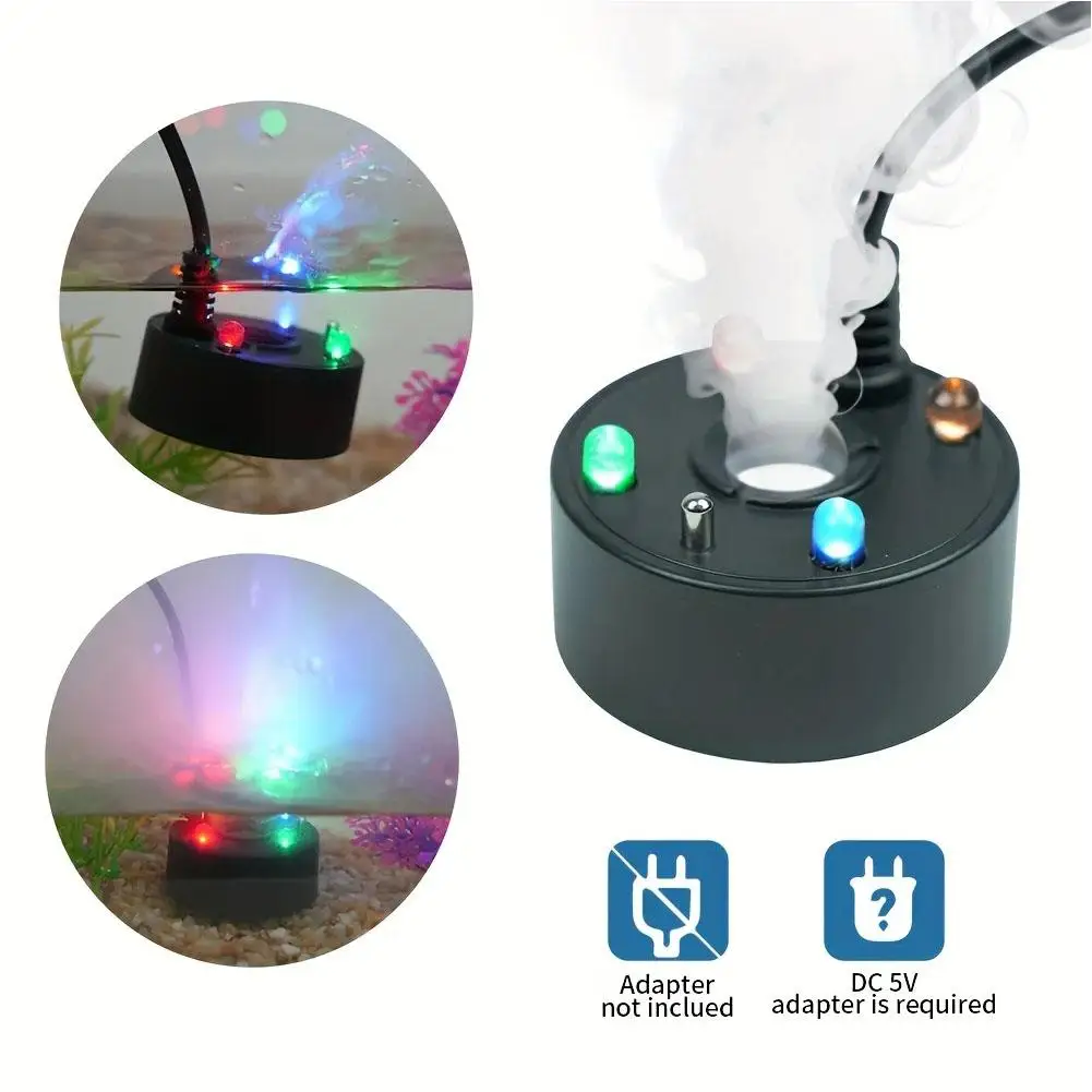 5V USB Mist Maker Fogger Nebulizer Water Fountain Fish Tank Pond ...