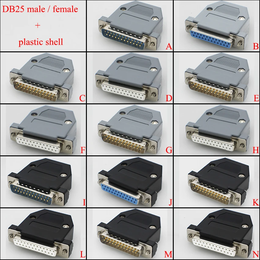 25 Pin Db25 Adapter Connector | Db25 Male Female Connector | Connector ...