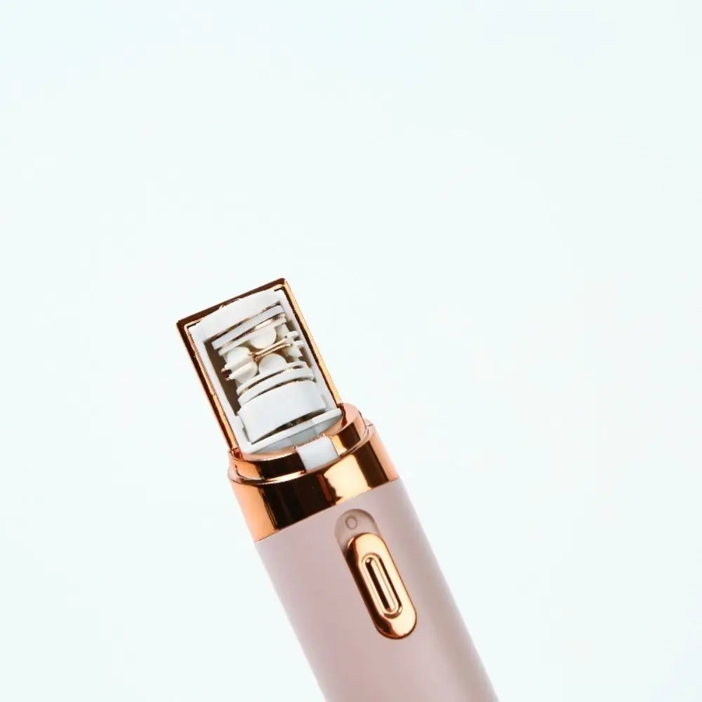 Effective Rechargeable Face Epilator Long-Lasting Waterproof Body Hair ...