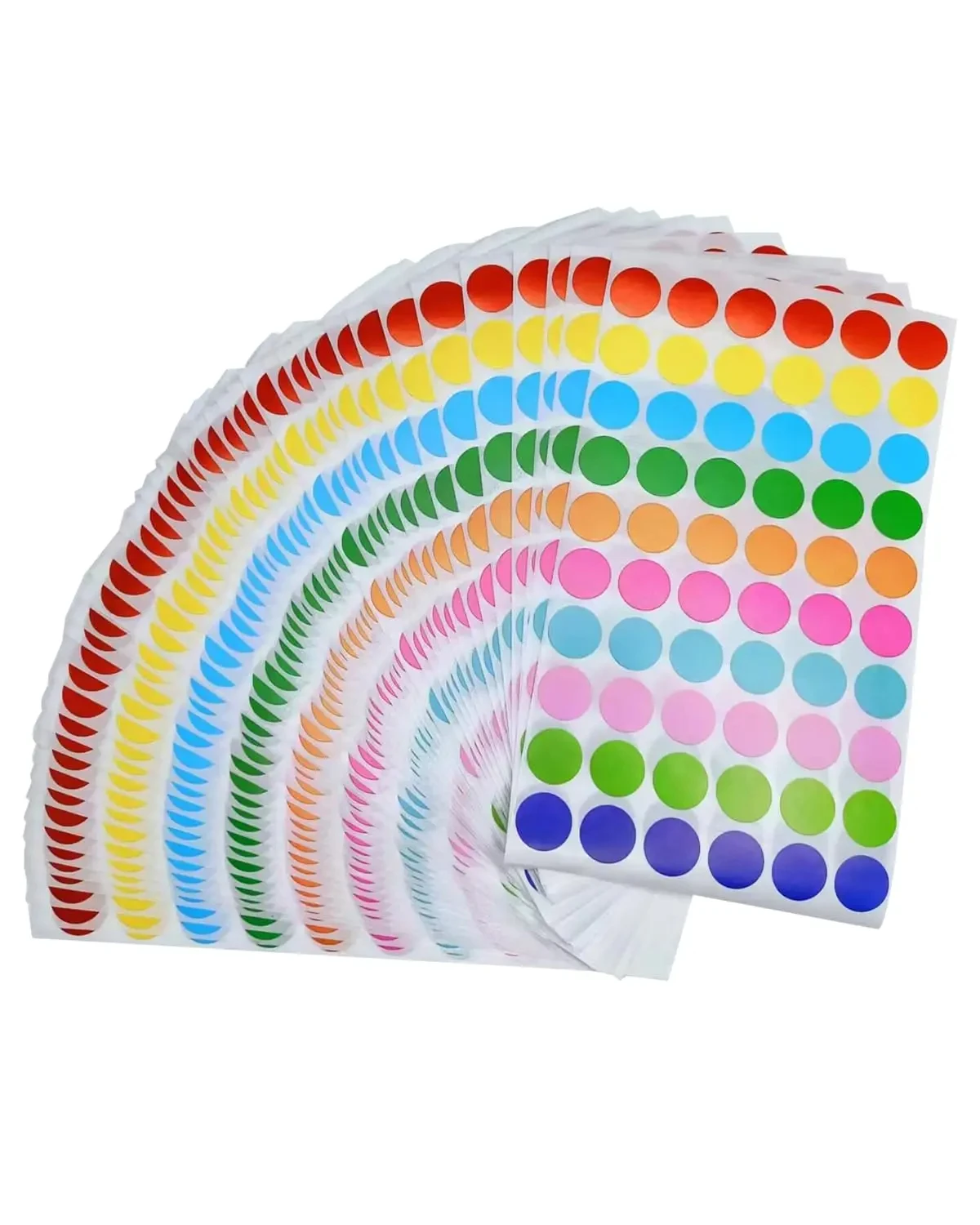 Colored-Dot-Stickers-Round-0-75-inch-Coded-Labels-3000-Pieces-10-Color ...