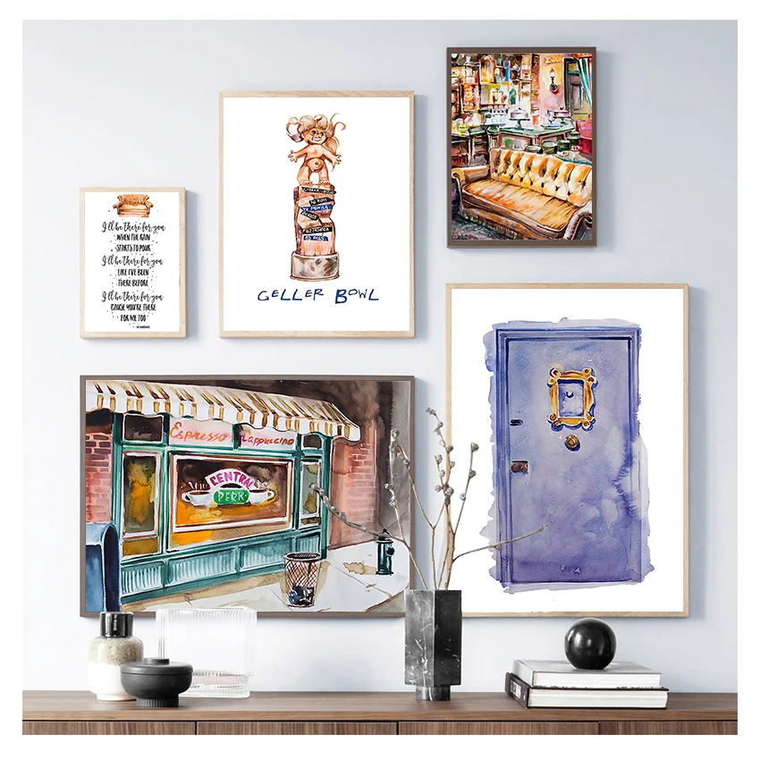Poster-Friends-Tv-Show-Decoration-Print-Funny-Quotes-Wall-Art ...