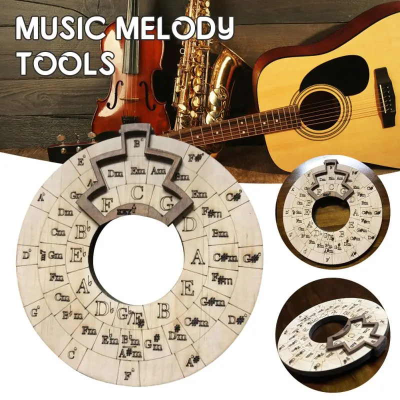 Wooden-Melody-Tool-Round-Music-Melody-Tools-With-Circle-Of-Fifths ...