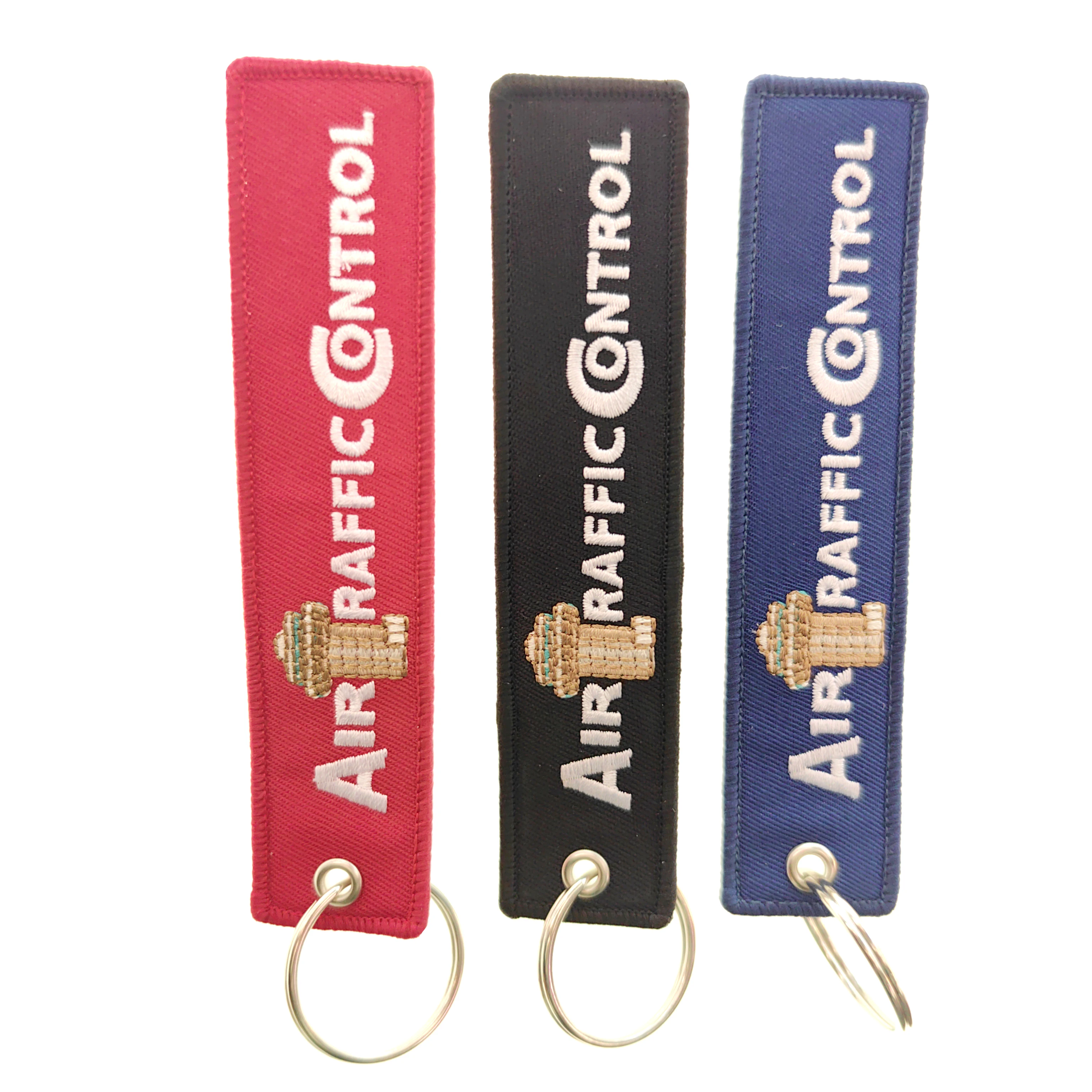 1PC-AIR-Raffic-Ntrol-ATC-Double-Sided-Embroidery-Keychain-Can-Be-Used ...