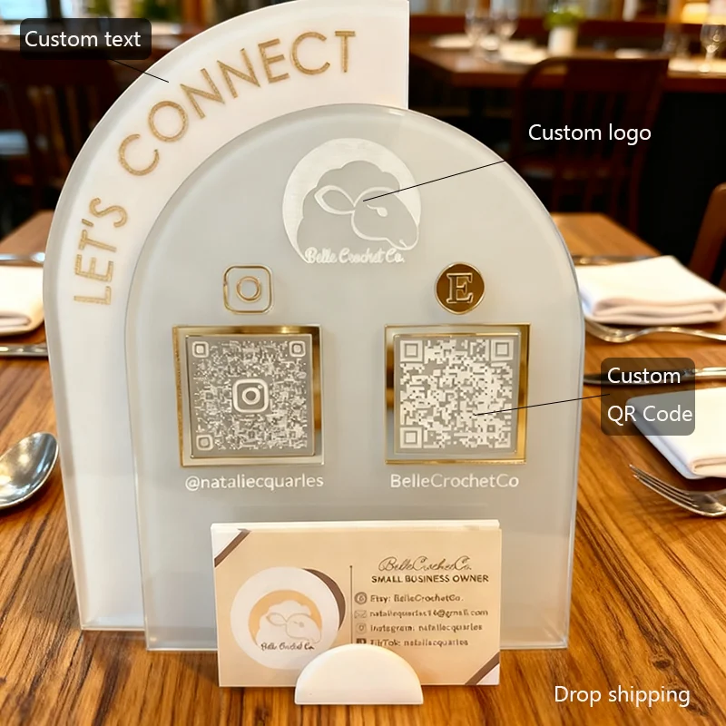 Custom QR Code Acrylic Plaque for Payment Scenes: Real-World Use and ...