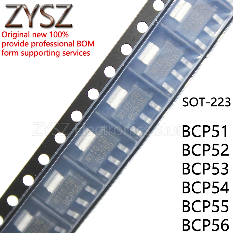 Transistor de potencia piezas, 3 BCP51-16, BCP52, BCP53, BCP54, BCP55 ...
