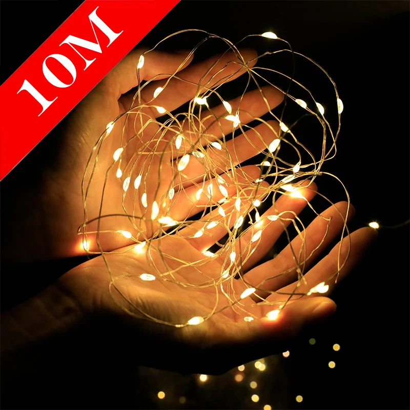 LED-String-Light-Christmas-Mini-Copper-Wire-String-Light-1-3-5-10M ...