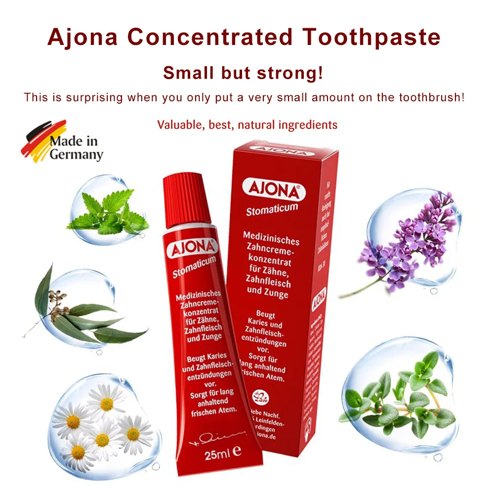 Ajona-Stomaticum-Concentrated-Toothpaste-25ml-German-Natural-Without ...
