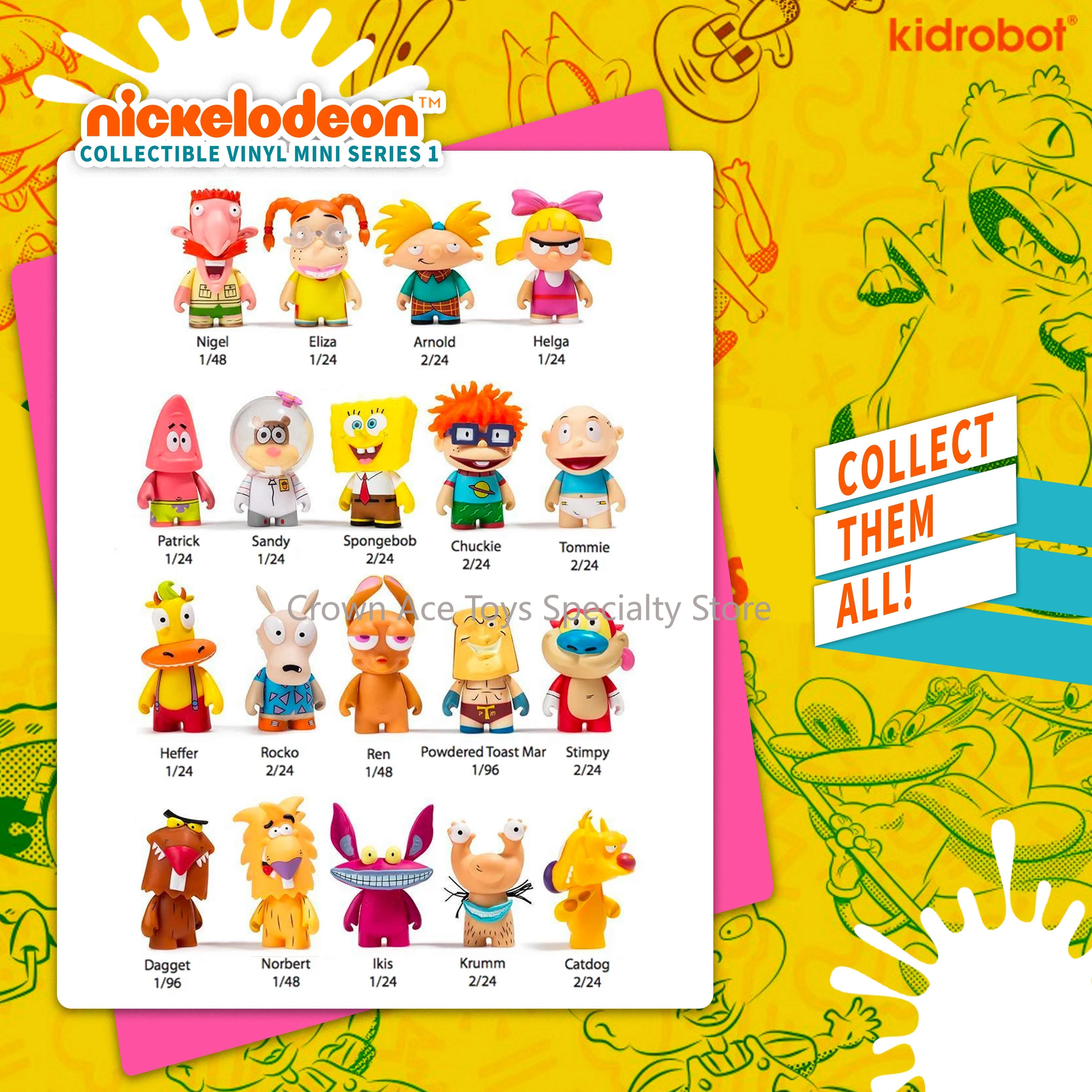 Kidrobot-caja-ciega-de-Nickelodeon-de-los-a-os-1990-juguetes ...