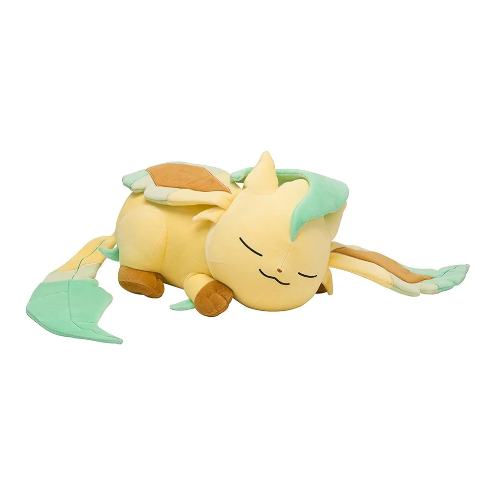 Pokemon original Eeveelution big sleep Leafeon plush toy stuffed toys ...