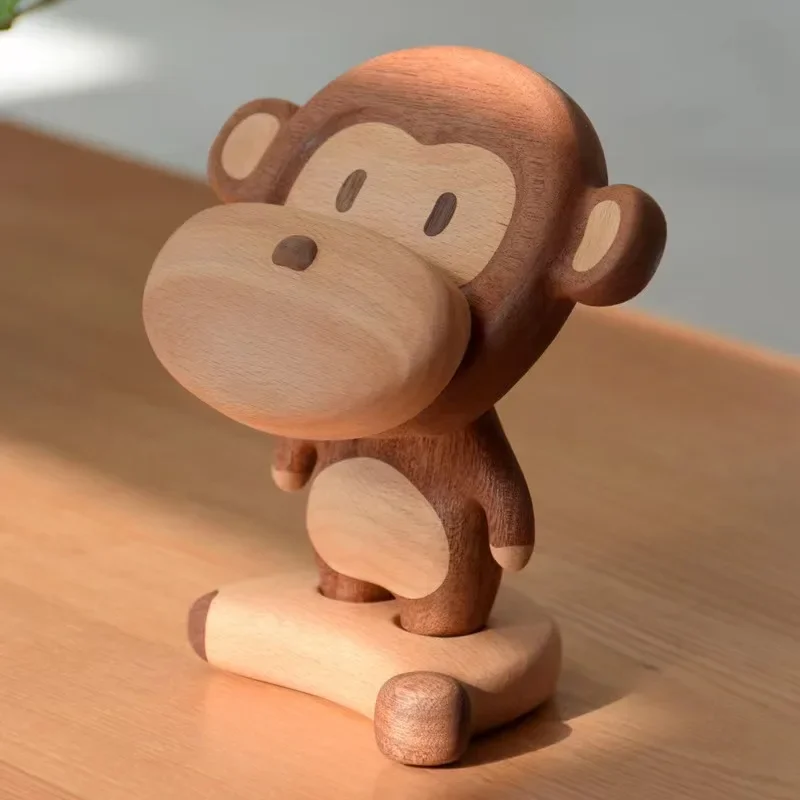 Monkey-BUNANA-Universal-Portable-Solid-Wood-Cell-Phone-Racks-Desk-Stand ...
