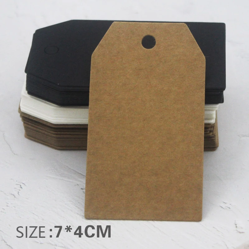 7x4-cm-Cardboard-Blank-price-Hang-tag-Retro-Kraft-Gift-Hang-tag-100pcs ...