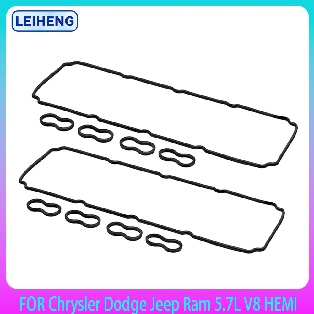 Valve Cover Gasket Set For Chrysler Dodge Jeep Ram 5.7L 6.2L 6.4L HEMI ...
