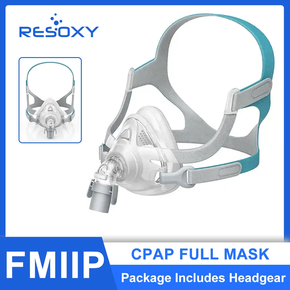 Resoxy-CPAP-Full-Face-Mask-Use-para-Anti-Ronco-Apneia-do-Sono-Dormir ...