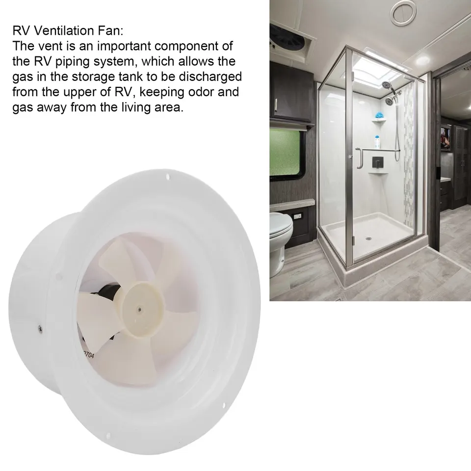 Rv Solar Vent Fan RV Solar Ventilation Fan Powered Ceiling Vent With ...
