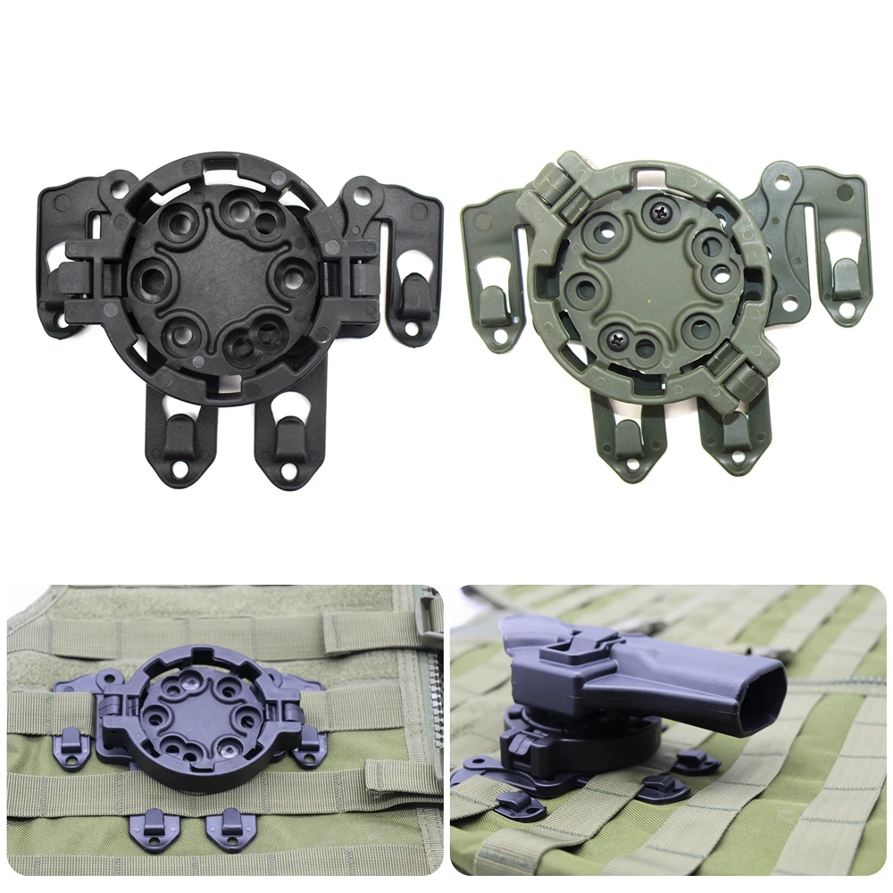Tactical Gun Holster Molle Quick Disconnect Kit 360 Degree Angles ...