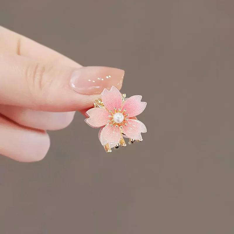 New-Cute-Sakura-Small-Hair-Clips-Sweet-Flowers-Hair-Claw-Women-Girls ...