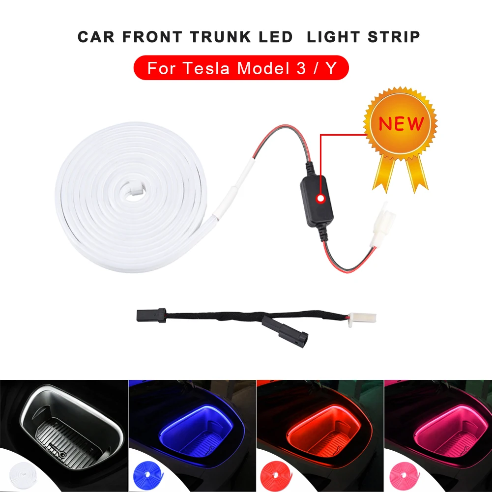 Car-Front-Trunk-Light-Strip-Frunk-Brighten-LED-Surround-Lighting-Strip ...