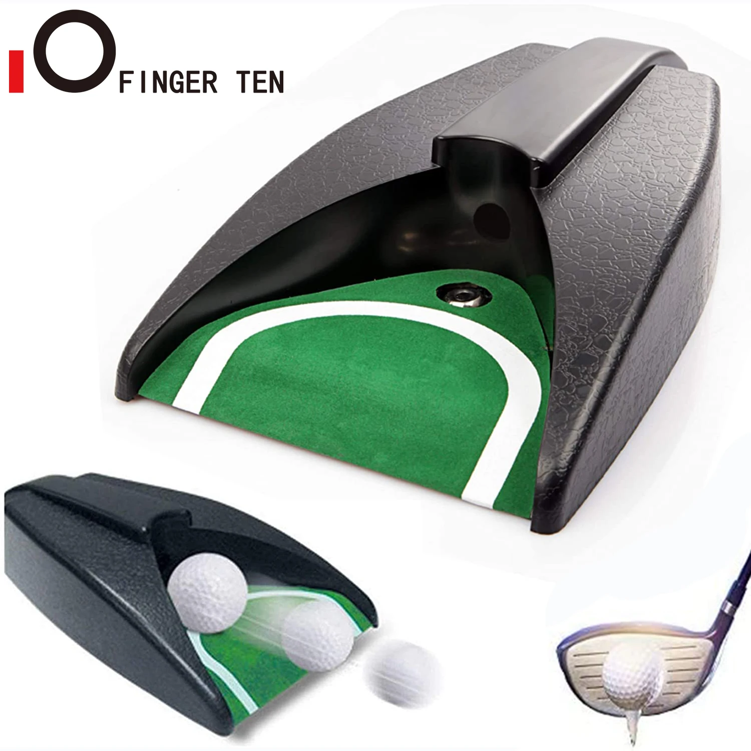 Automatic Training Tool Golf Putting Cup Plastic Practice Putter Set ...