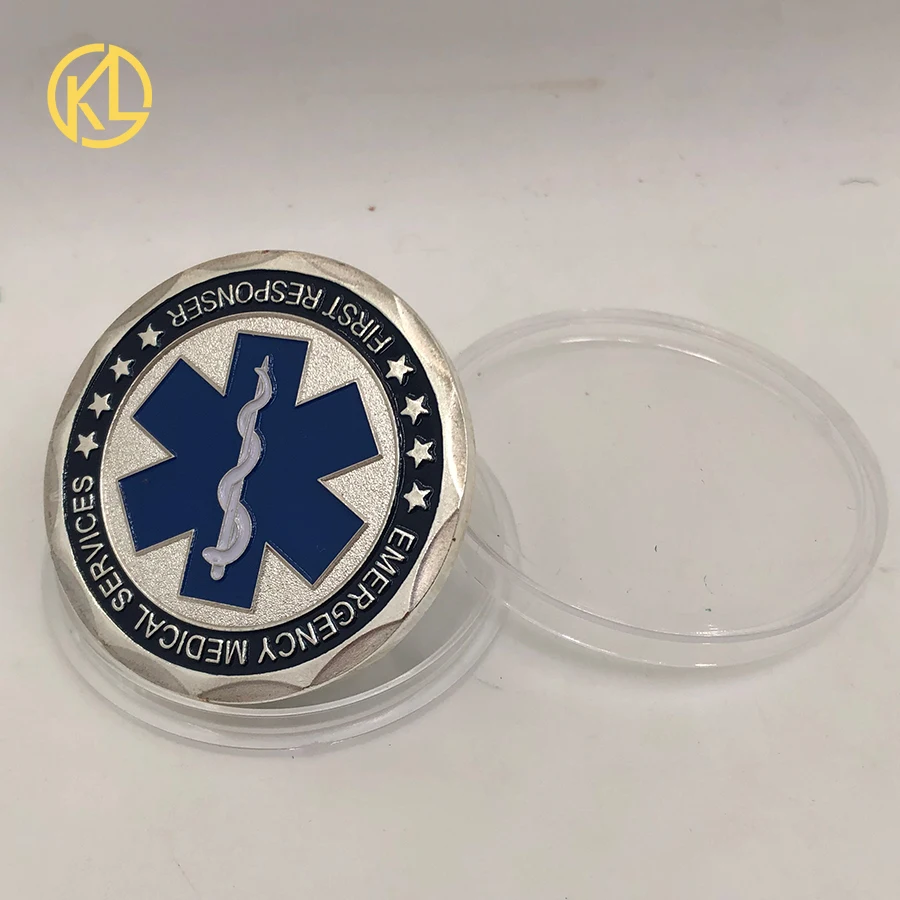 Paramedic Challenge Coin | Paramedic Medical Coins | Emt Challenge ...