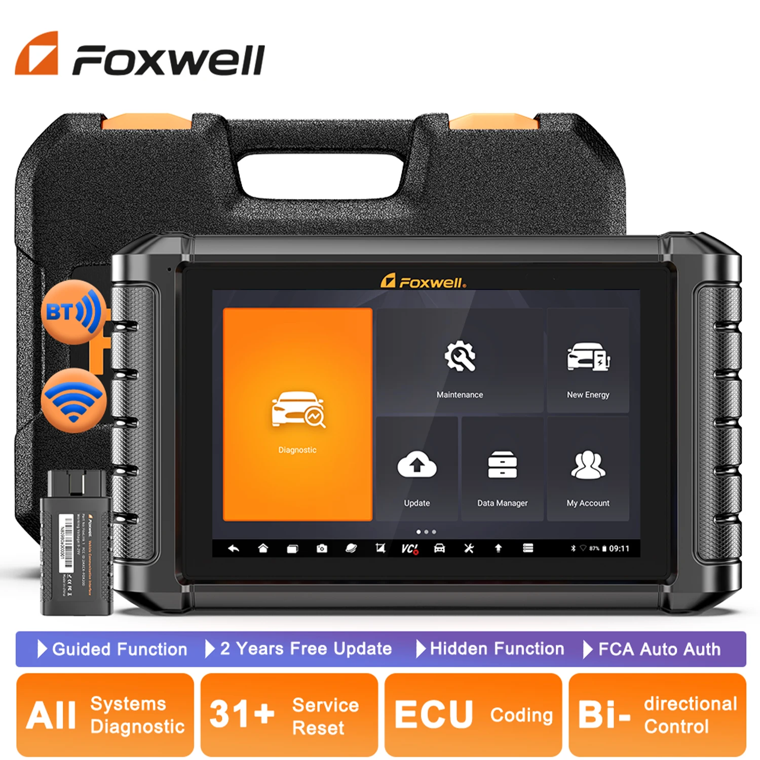 2024-Foxwell-NT1009-OBD2-Automotive-Scanner-Mechanical-Workshop-Tools ...