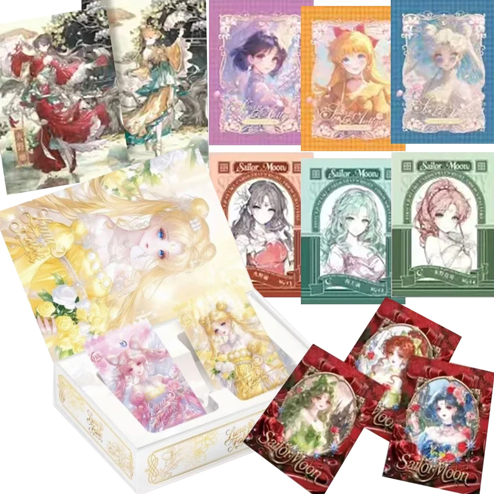 Fantasy Anime Sailor Moon Magical Girl Collection Card for Child Lovely ...