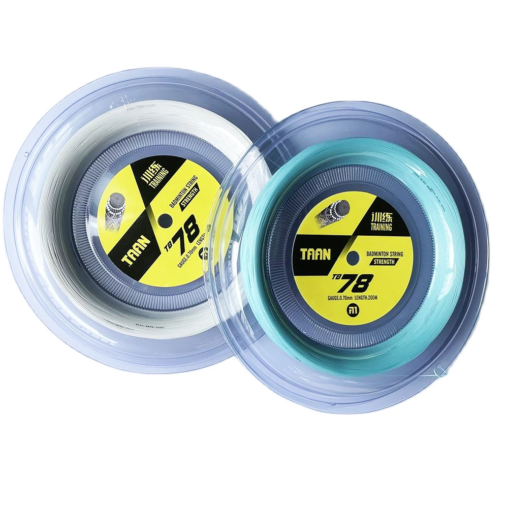 Genuine Taan Tb78 200m Badminton String 28lbs Badminton Racket Strings 0.70mm Durable Training ...
