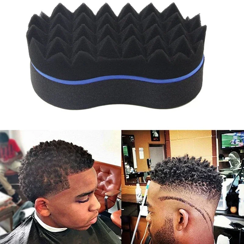 Curly-Styling-Tool-Sponge-Barber-Brush-Portable-Hair-Braid-Twist-Curls ...