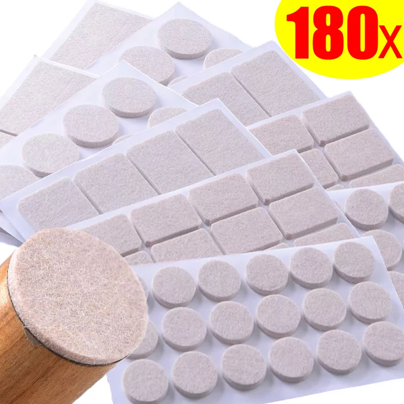 180-18PCS-Felt-Chair-Legs-Pads-Self-Adhesive-Hardwood-Floor-Protector ...