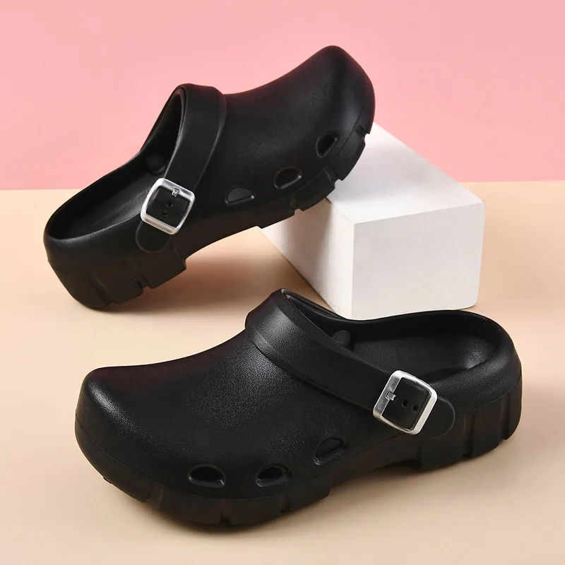 Women Anti-slip Thick Sole Summer Shoes Ladies Soft EVA Beach Sandals ...