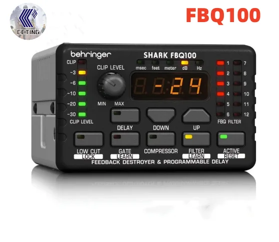 BEHRINGER SHARK FBQ100 Automatic Feedback Destroyer with Integrated ...