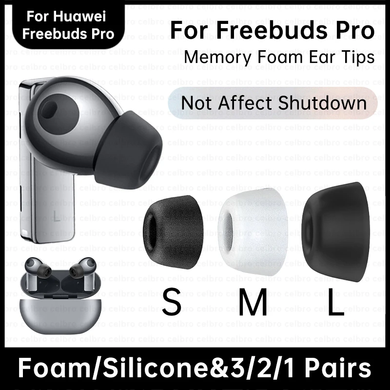 S-M-L-Ear-Tips-Memory-Foam-For-Huawei-Freebuds-Pro-Ear-Buds-Eartip ...