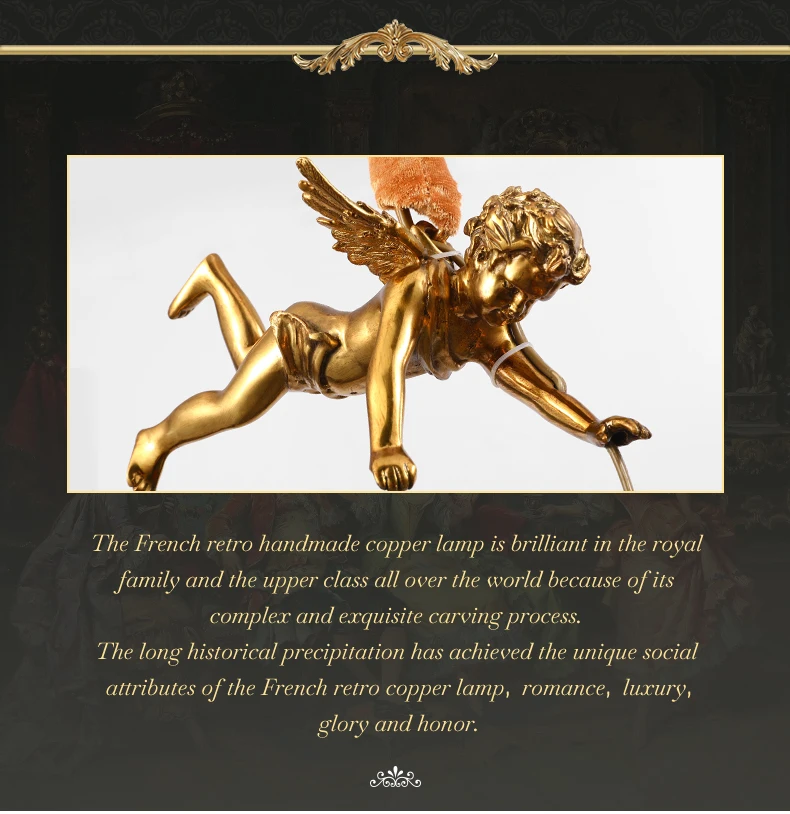 Celeste - European Cupid Hanging Single Lamp Small Crystal Bedside ...