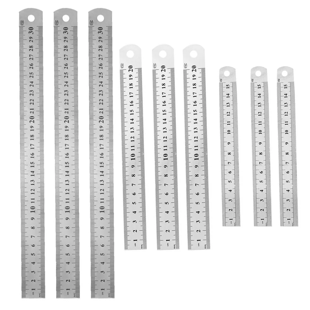 Ruler-Metal-Steel-Mm-Angularizer-Universal-Shortoffice-Stainless-Thin ...
