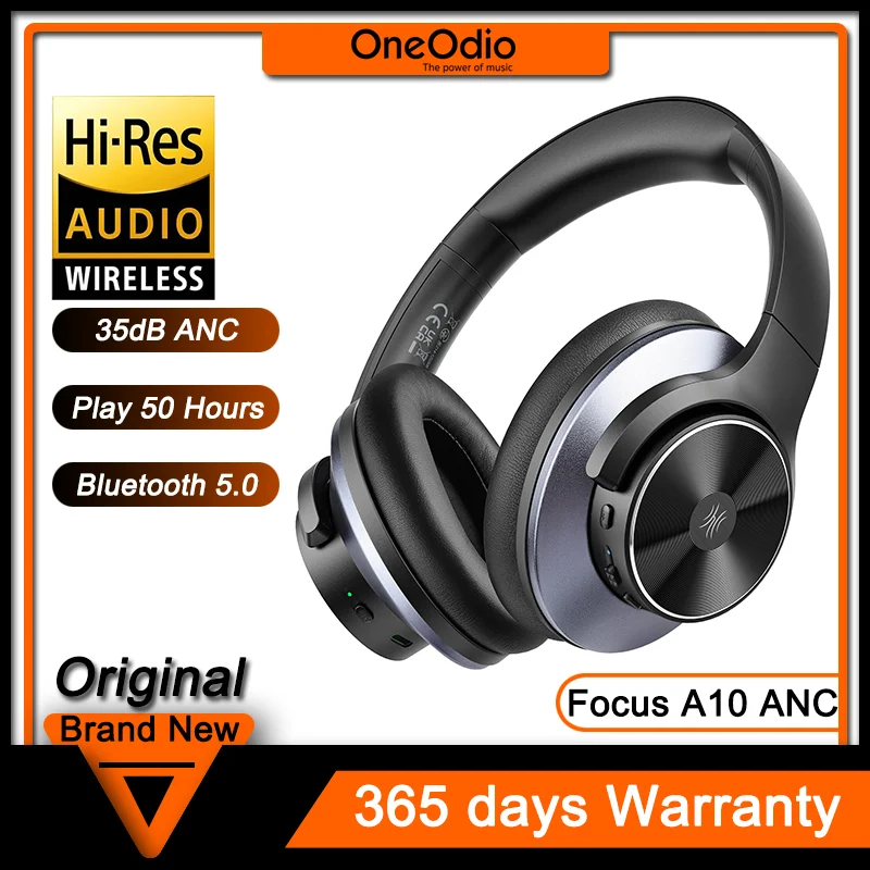 Oneodio-A10-Hybrid-Active-Noise-Cancelling-Headphones-Bluetooth-With-Hi ...