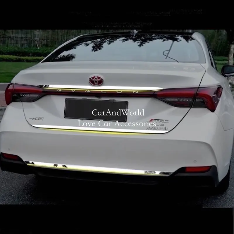 Stainless-Steel-Rear-Trunks-Bumper-Tail-Door-Edge-Strips-Protector ...