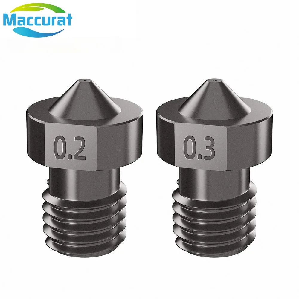 E3D V6 Nozzle Hardened Steel 1.75mm Filament M6 3D Printer Nozzle For ...