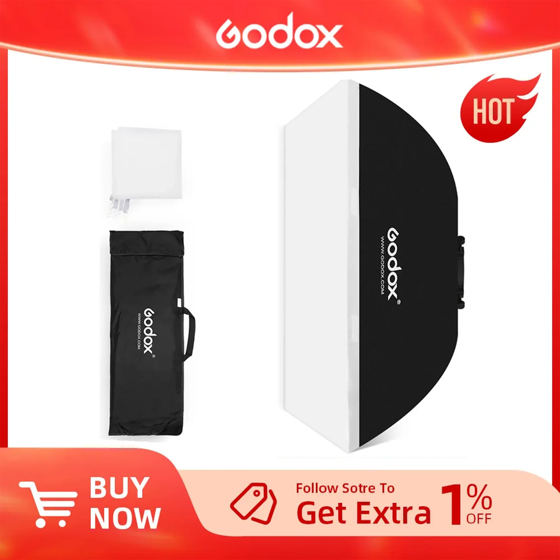 Godox-Photo-Studio-Softbox-com-montagem-universal-caixa-macia-50x70cm ...