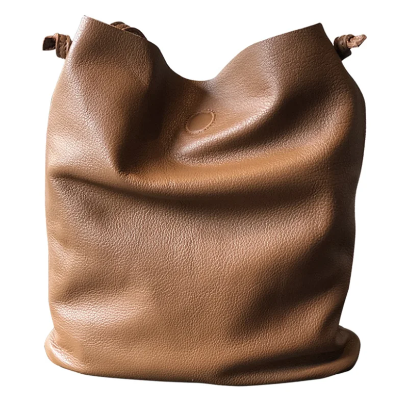 Bag-women-s-new-large-capacity-first-layer-cowhide-bucket-bag-soft ...