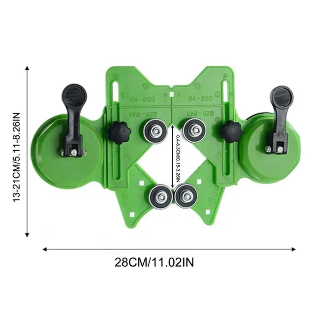 Ceramic Tile Glass Locator Diamond Opening Positioning Guide Drill Bit ...