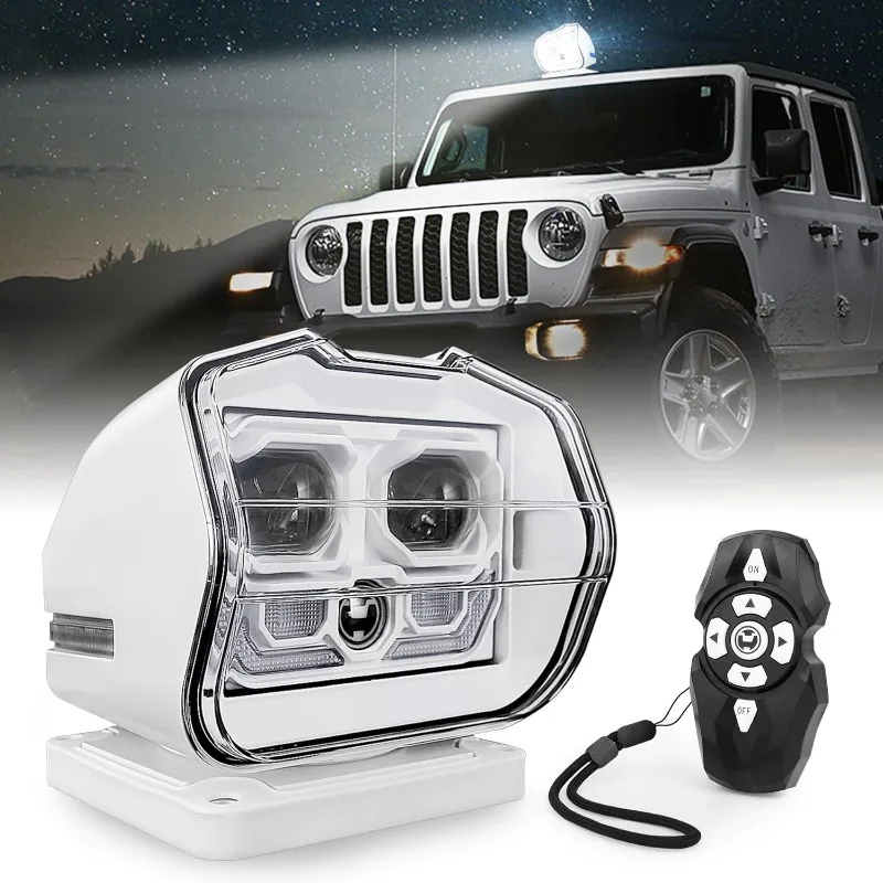 LED-Search-Light-Wireless-Remote-Control-360-Rotating-Automatic-Search ...