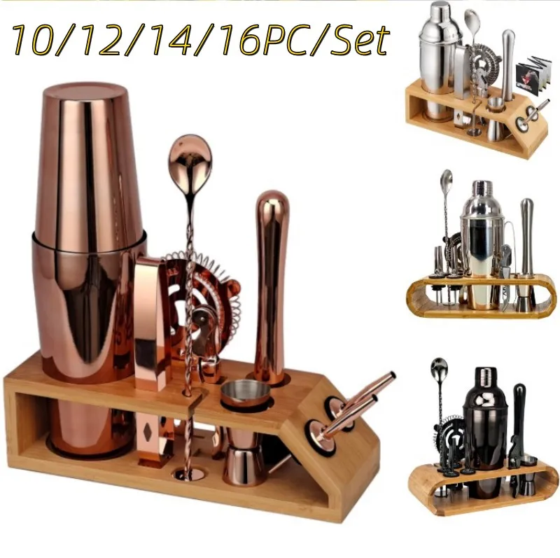 Stainless Steel cocktail set shaker jigger Pourer cocktail stirrer ...