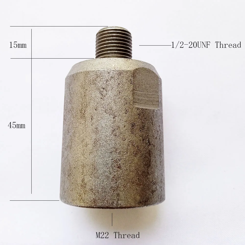 1 Pcs Thread Adapter for Diamond Drill Core Bits Male 1/2-20UNF to ...